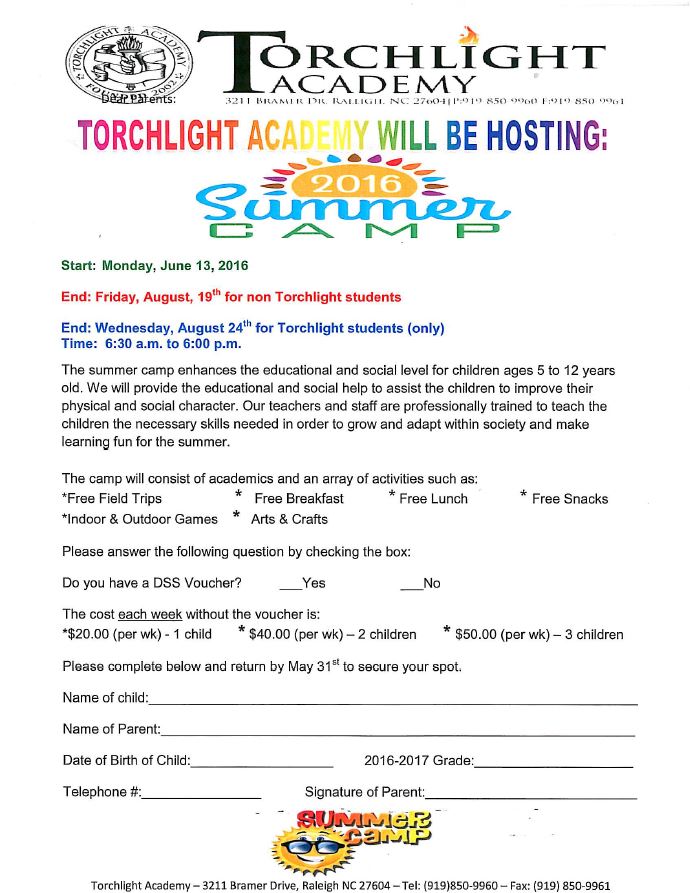 Torchlight Academy | Summer Camp 2016 - K97.5
